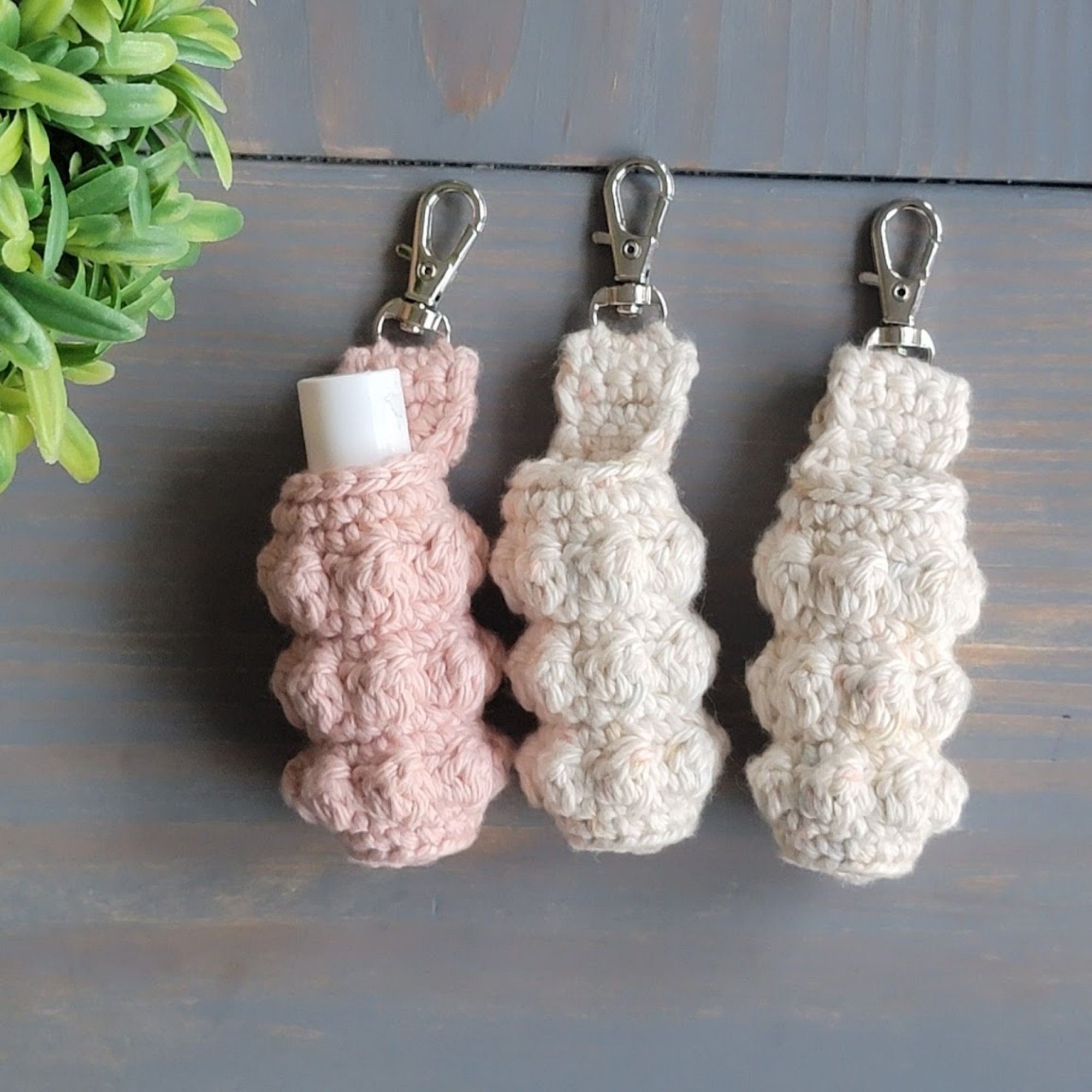 Chapstick Cozy Crochet Pattern Lipstick Holder Keychain - Etsy