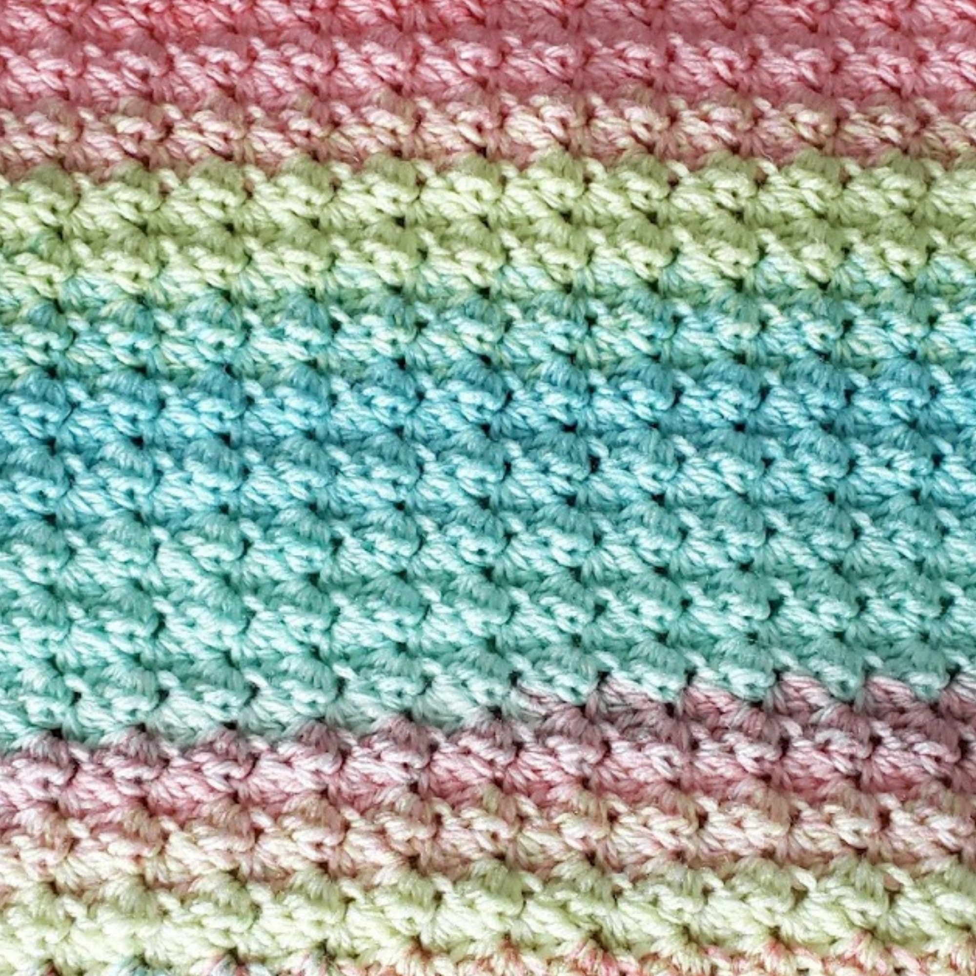 Modern Crochet Cluster Stitch Blanket Pattern Easy Crochet - Etsy