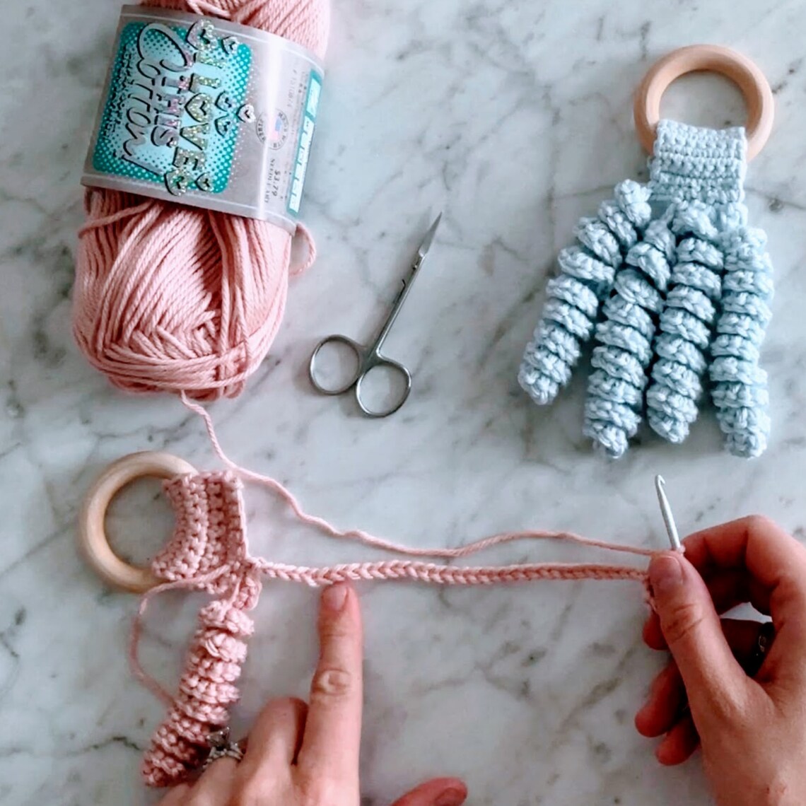 Crochet Baby Teether Pattern Octopus Preemie Toy Crochet - Etsy