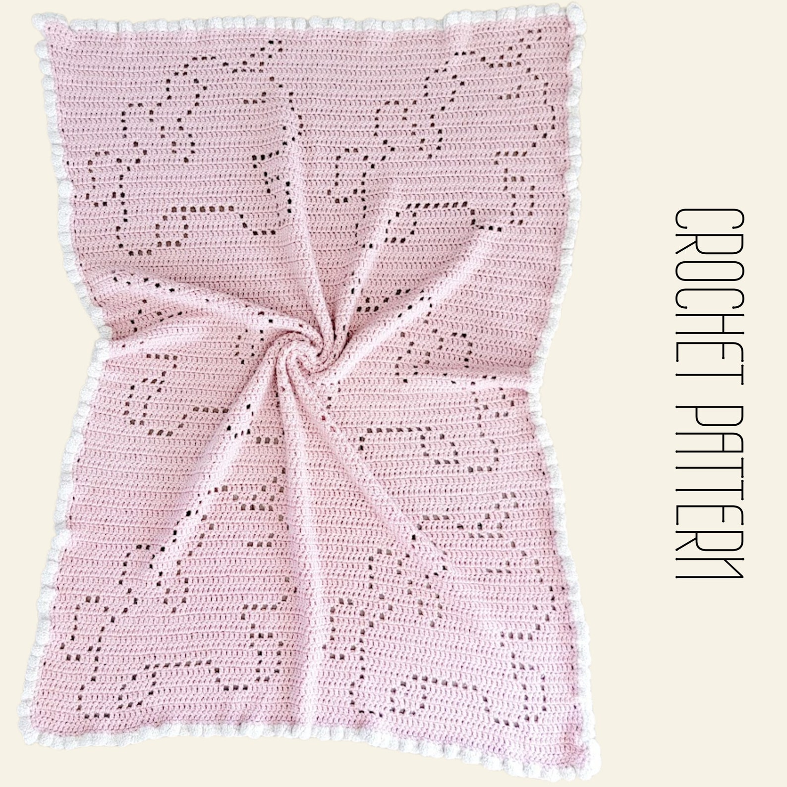 Crochet Unicorn Blanket, Crochet Pattern, Pegasus Filet Crochet, Baby ...
