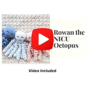 Crochet Octopus for a Preemie Pattern, English Written, NICU Octopus ...