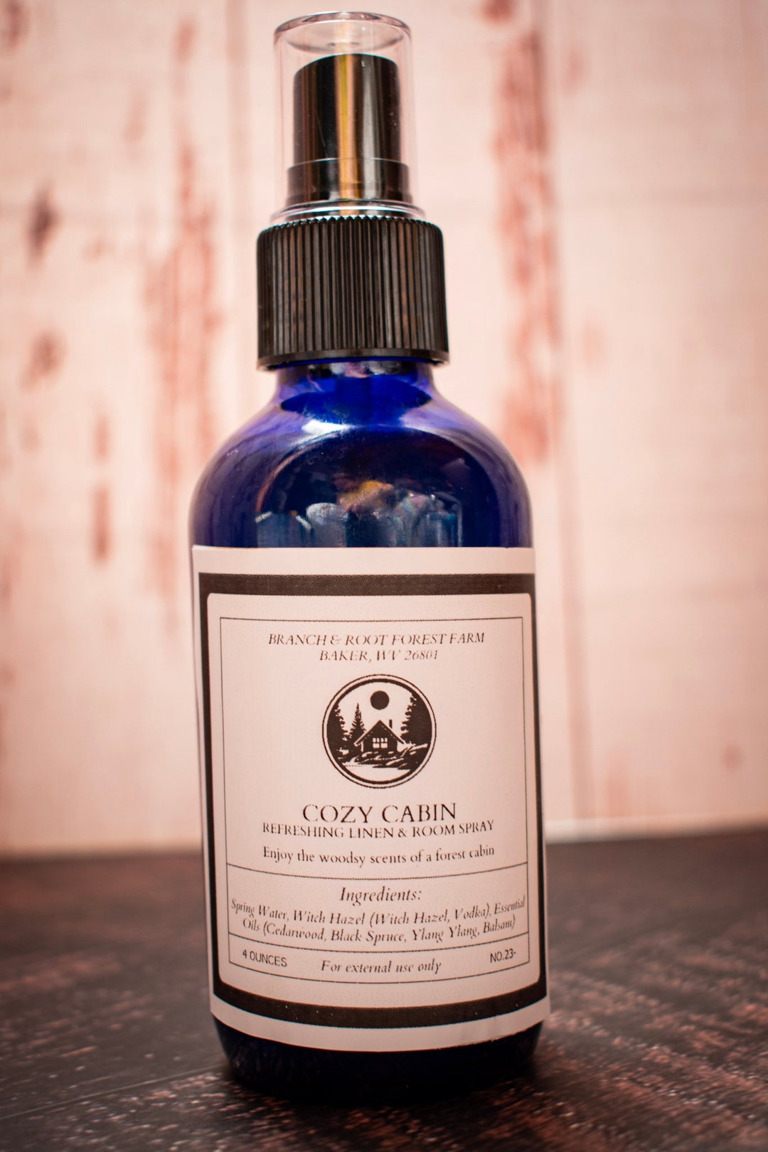 Cozy Cabin Woodsy Room & Linen Spray, Natural Woodland Forest - Etsy