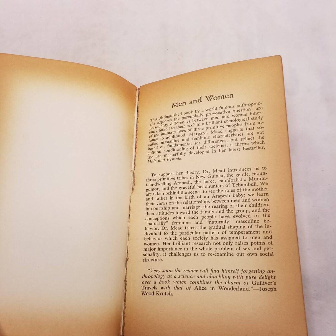 Sex And Temperament In Three Primitive Societies By Margaret Etsy