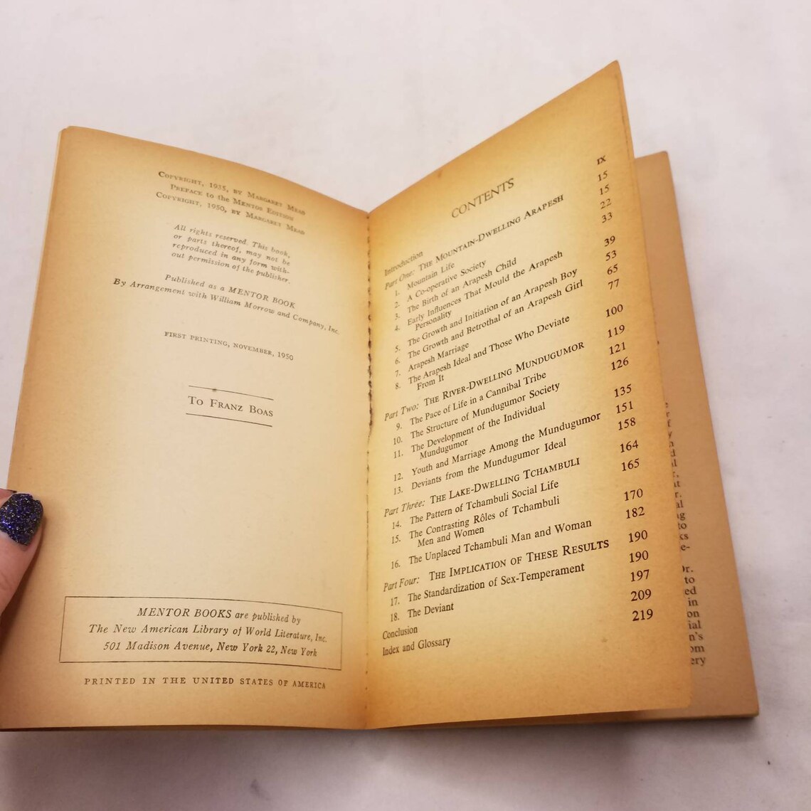 Sex And Temperament In Three Primitive Societies By Margaret Etsy