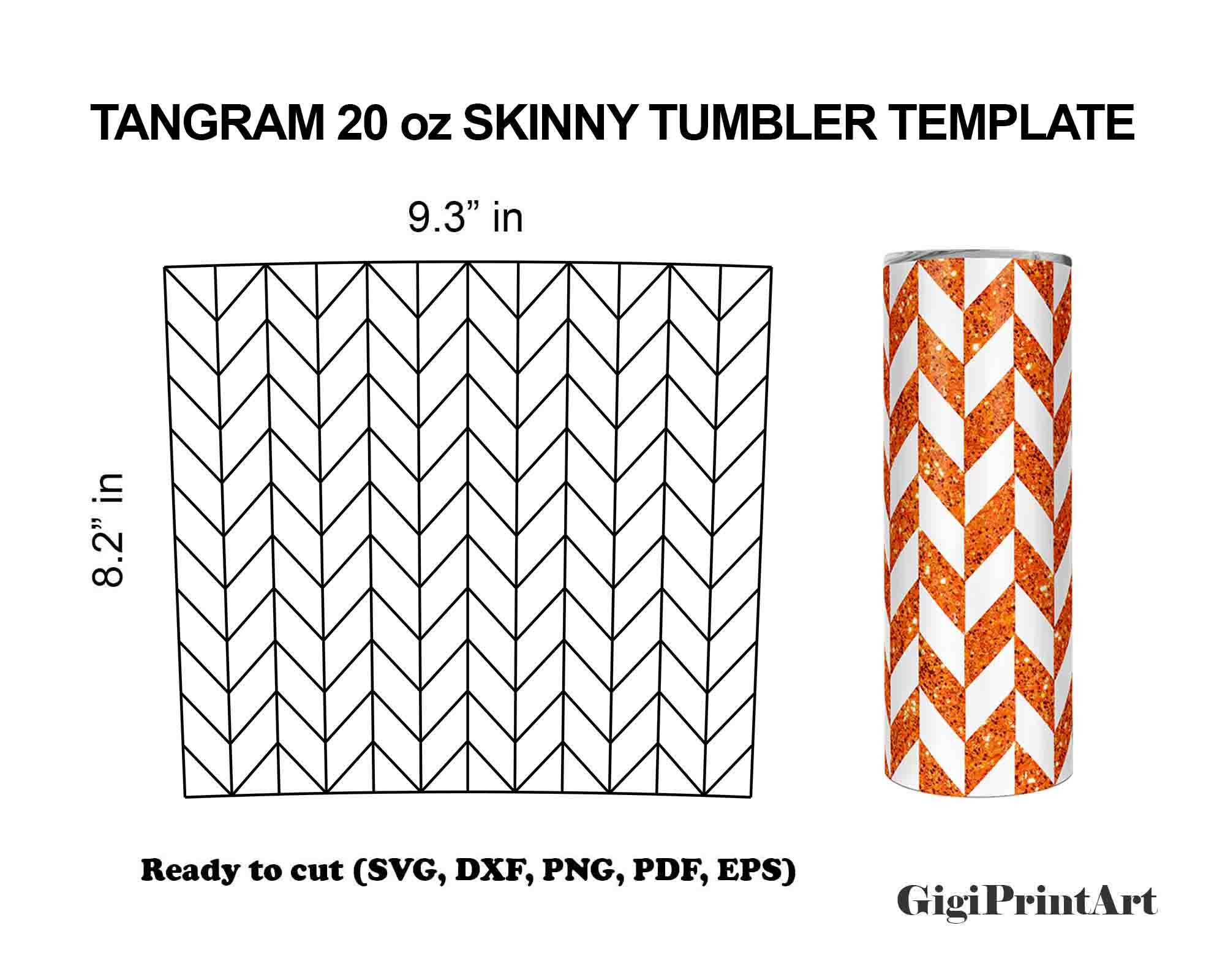 Tangram Tumbler Template Free
