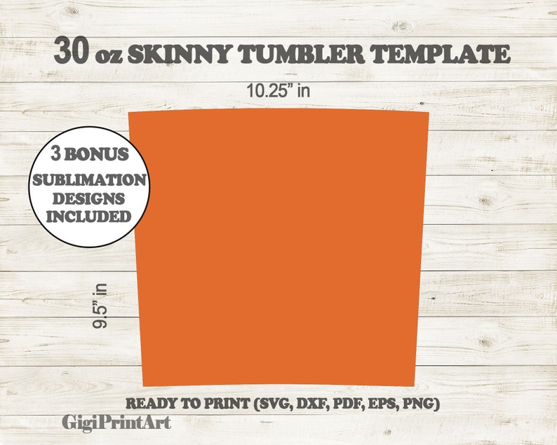 20oz Tapered Tumbler Template