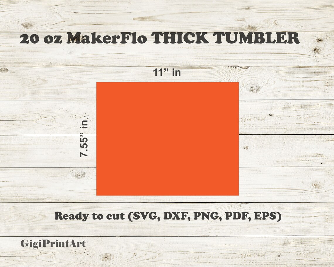 20 Oz Tumbler Template Svg