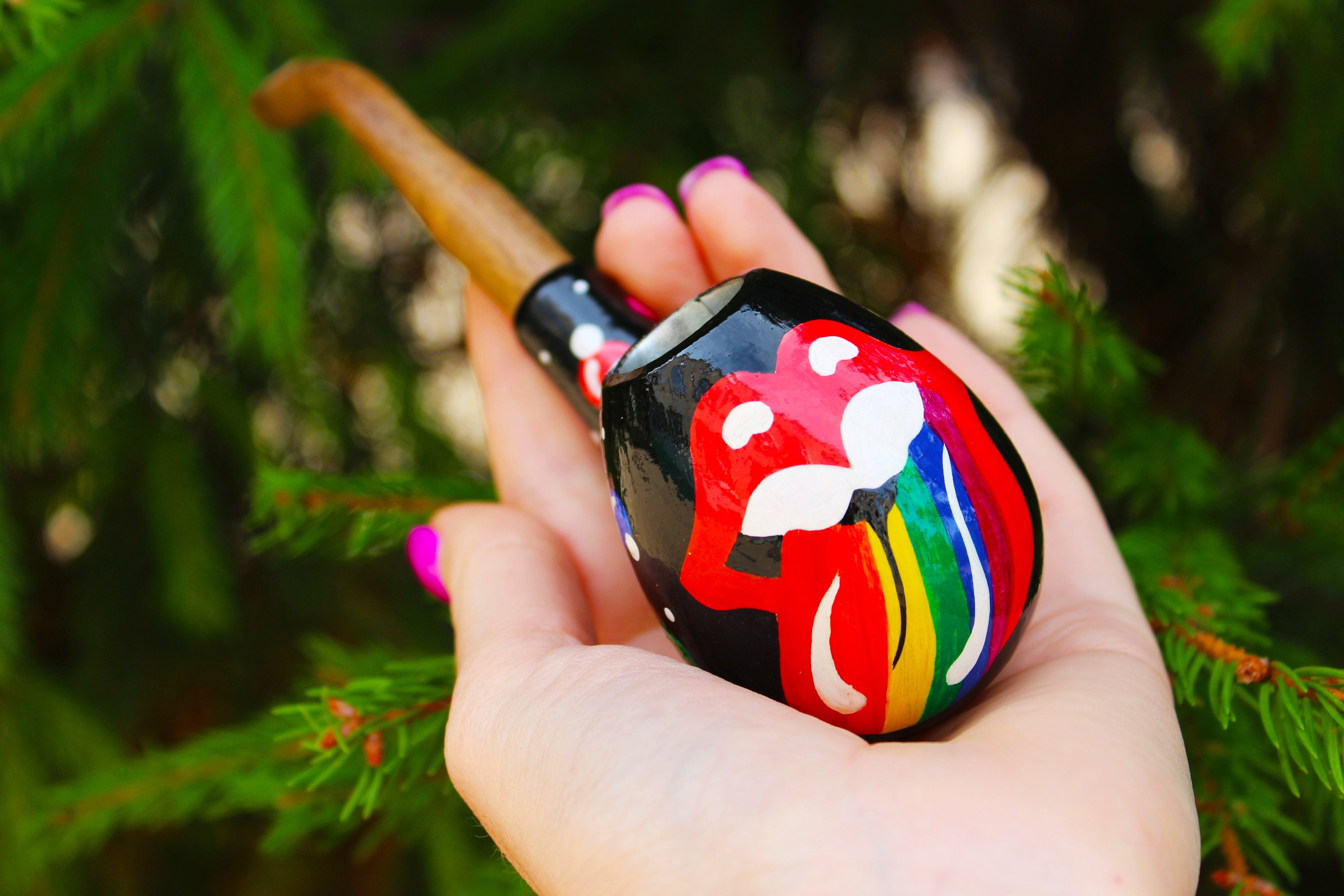 Rauchen Pfeife Regenbogen Mund Raum Rauchen Rohr schöne | Etsy