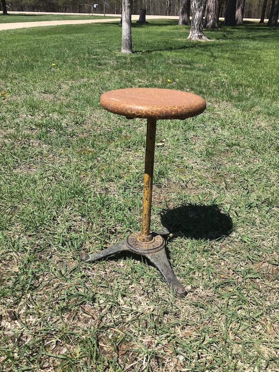 Antique Photography Posing Stool Entryway Kitchen Bathroom | Etsy