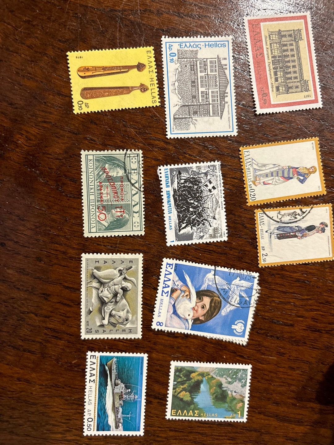 Vintage Stamps, Greece Stamp Collection, Greece Postage Stamp ...