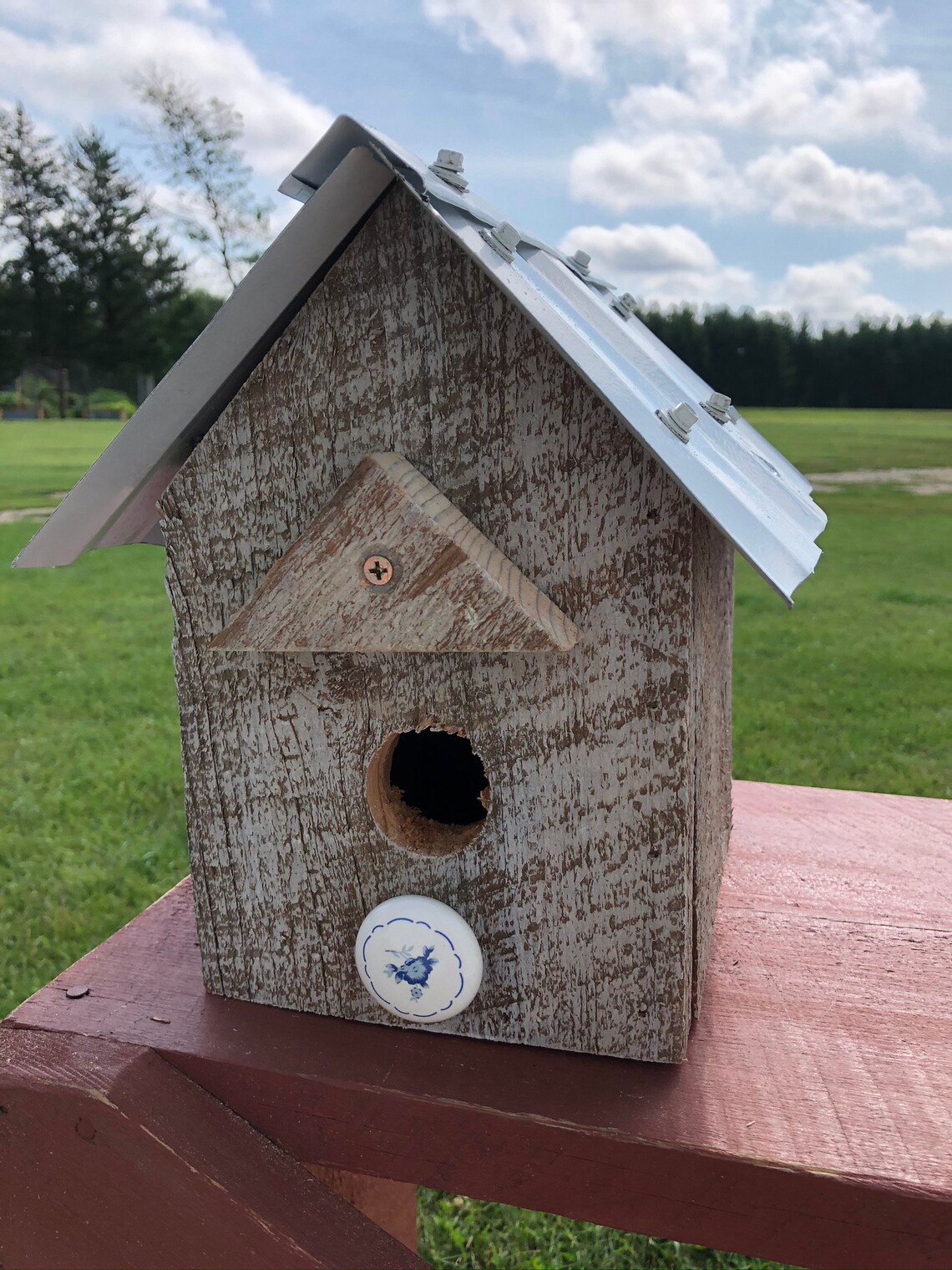Cute Birdhouse from Reclaimed Materials | Etsy