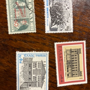 Vintage Stamps, Greece Stamp Collection, Greece Postage Stamp ...