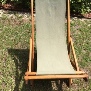 Pair of Folding Vintage Wood Beach, Lawn, Patio, Porch, Deck, Camping ...
