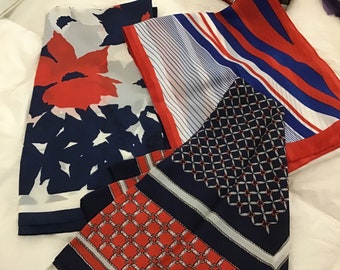 Red White Blue Scarf | Etsy