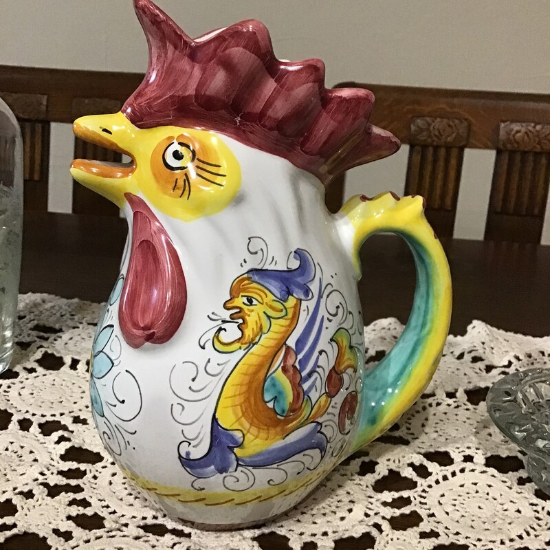 Rooster Pitcher - Etsy