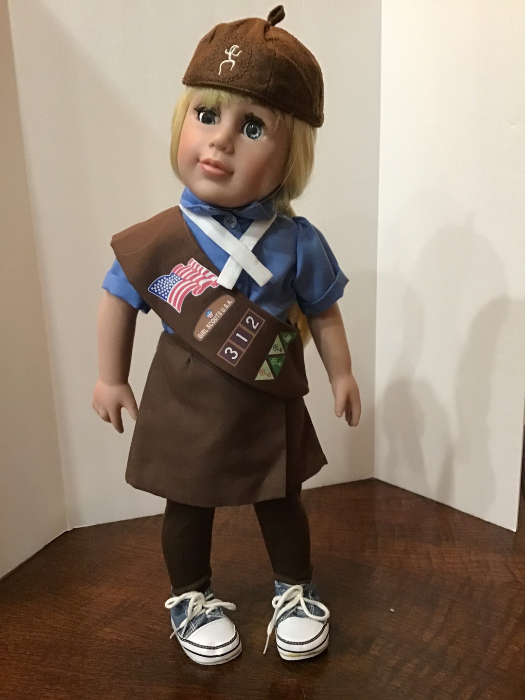 Chloe 18 Adora Girl Scout Brownie Doll Girls Doll Girl Scout Collectible Etsy Australia