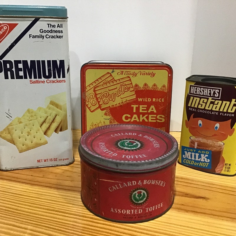 Vintage Food Tin - Etsy