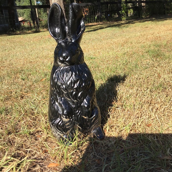Rabbit Garden Statue - Etsy