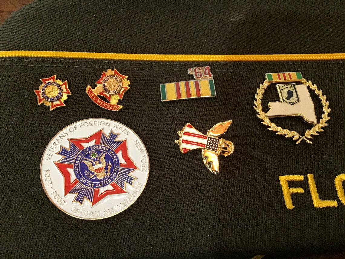 VFW Overseas Hats Florida New York VFW With Vietnam Veterans - Etsy