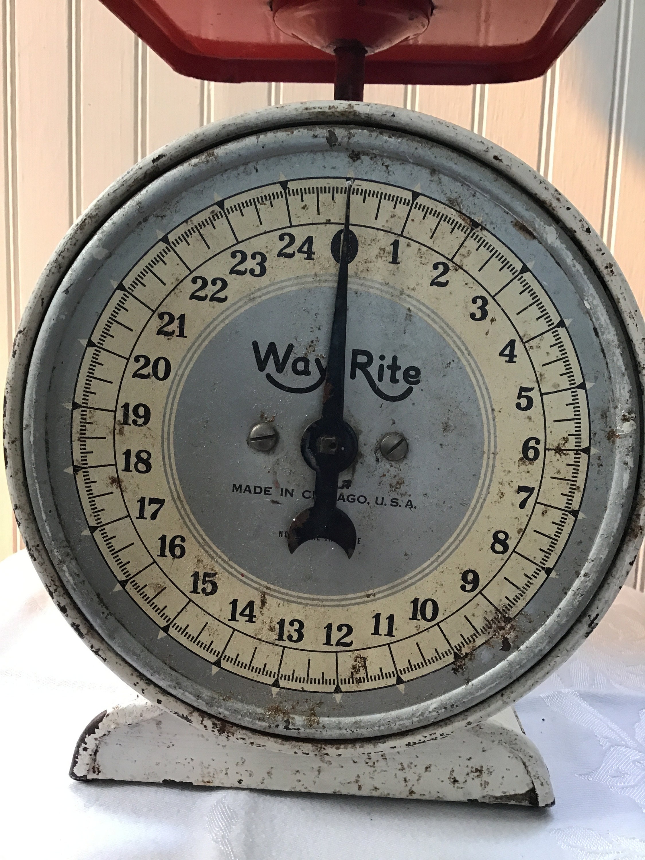 Vintage WAY RITE SCALE 1940s Kitchen Scale - Etsy