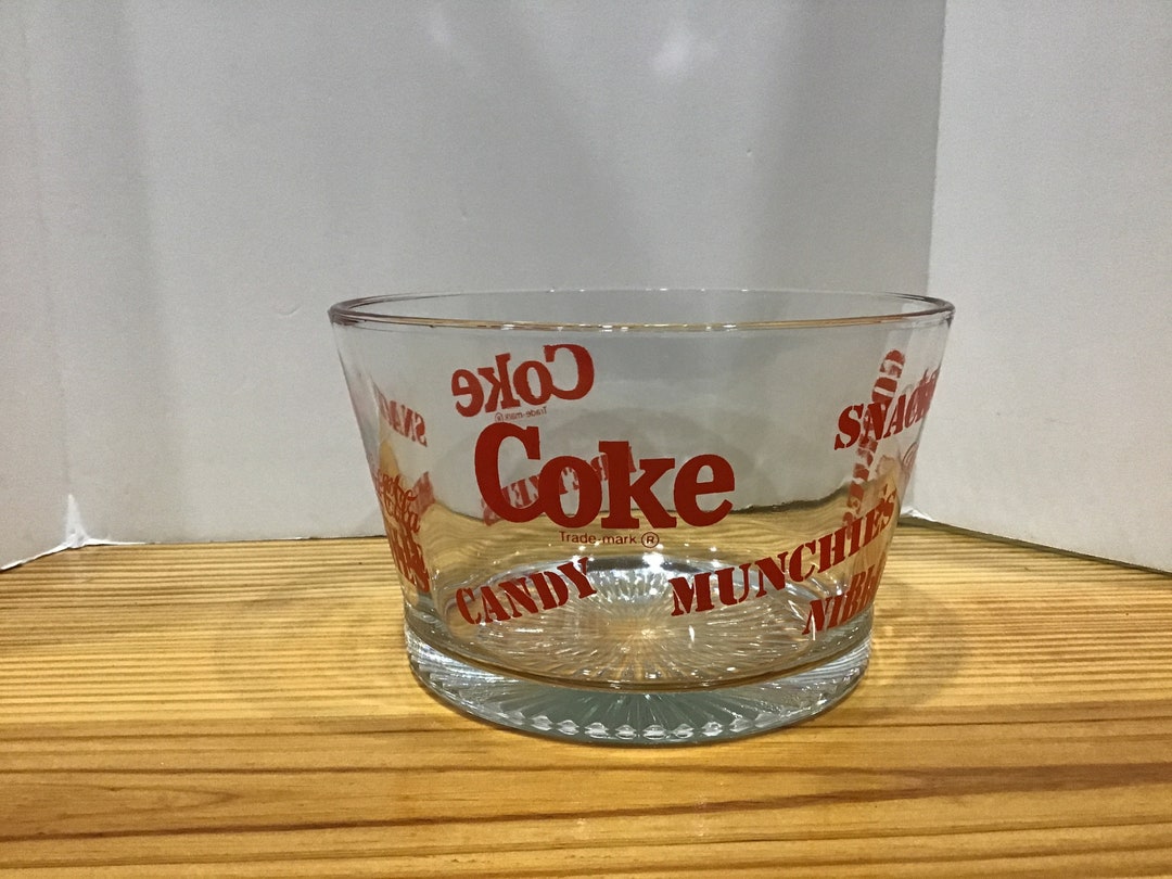 Coca Cola Collectible Coke Snack Bowl, Party Dish, Serving, Popcorn ...