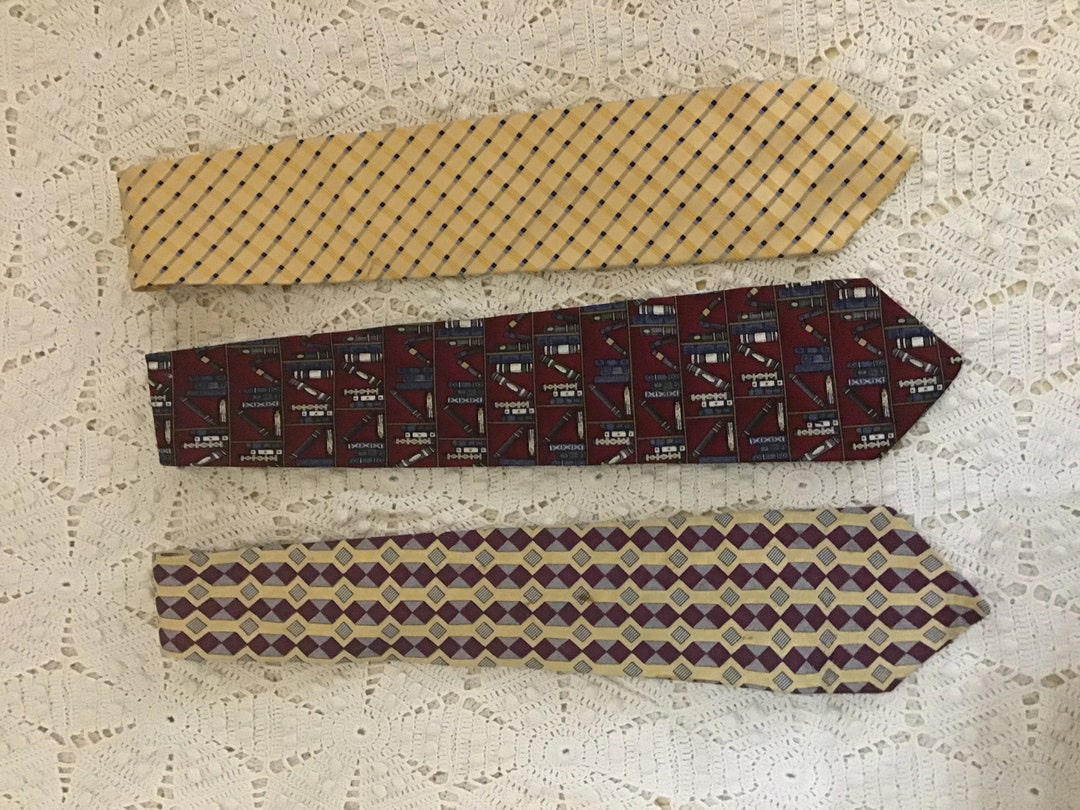 Mens Designer Neck Ties JS Blank, Barbara Blank, Ferrari Vintage Silk ...