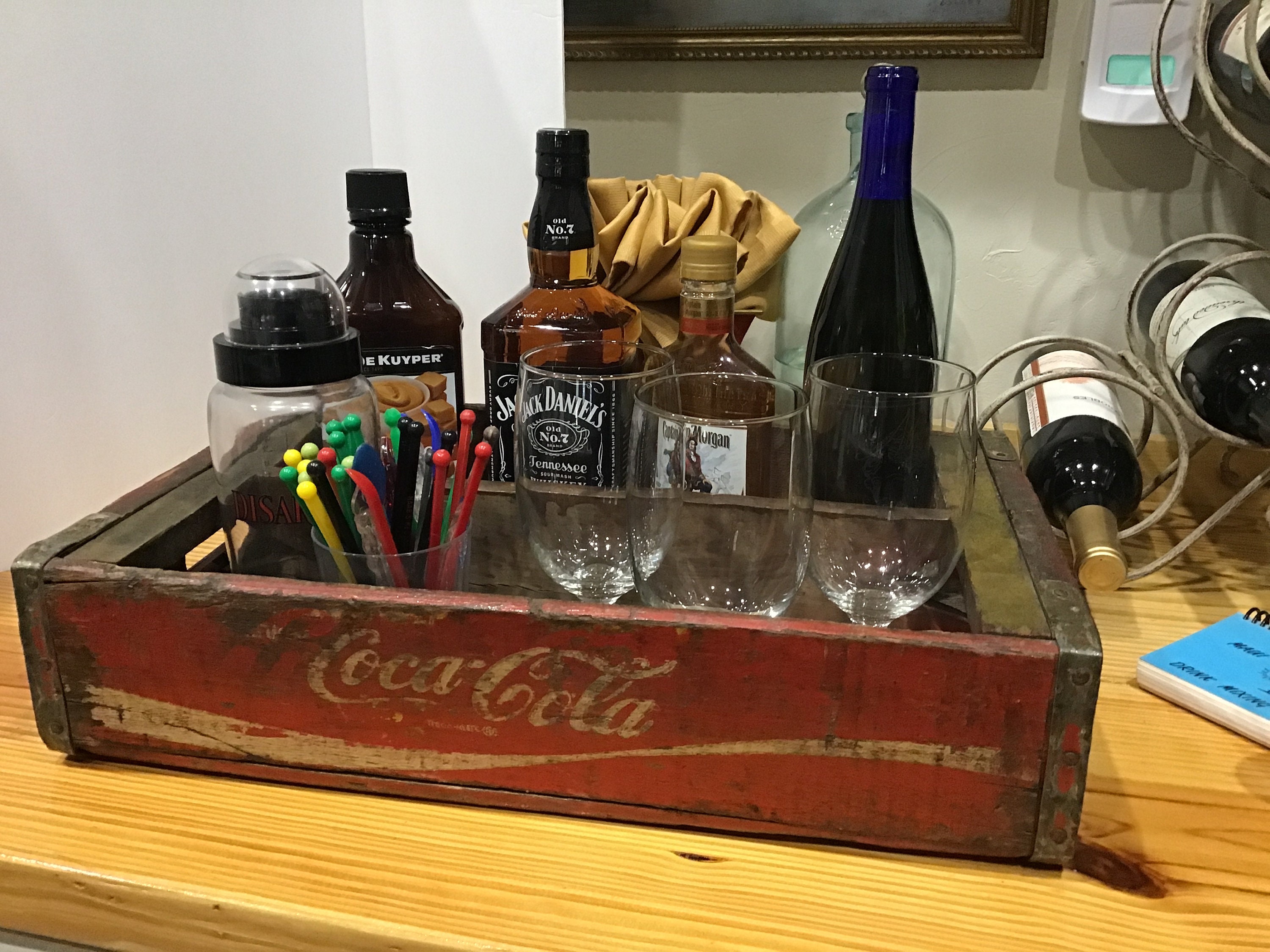 Coke Cola Wood Crate, Bar Tray, Table Decor, Shelf, Spice Rack - Etsy