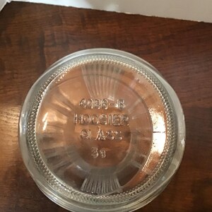 Vintage Hoosier Glass Ribbed Flower Vase, Mid Century Modern Vase ...