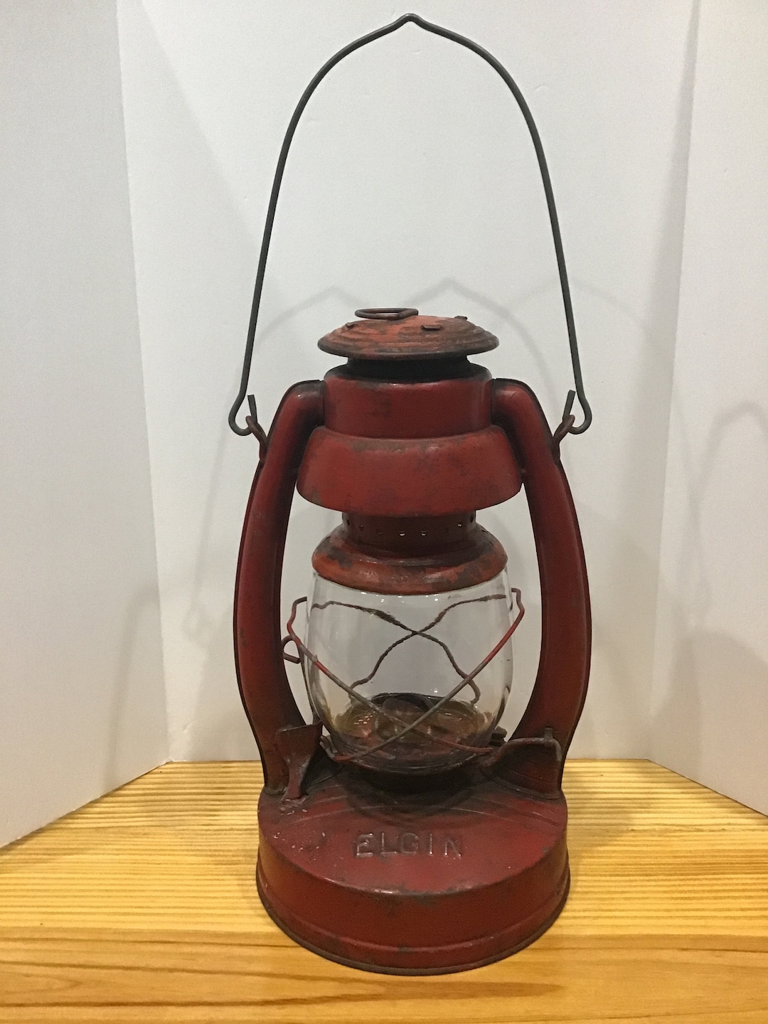 Antique ELGIN Chicago, Aurora, Elgin Railway Lantern, Antique, Cabin, Farmhouse Decor, Kerosene ...