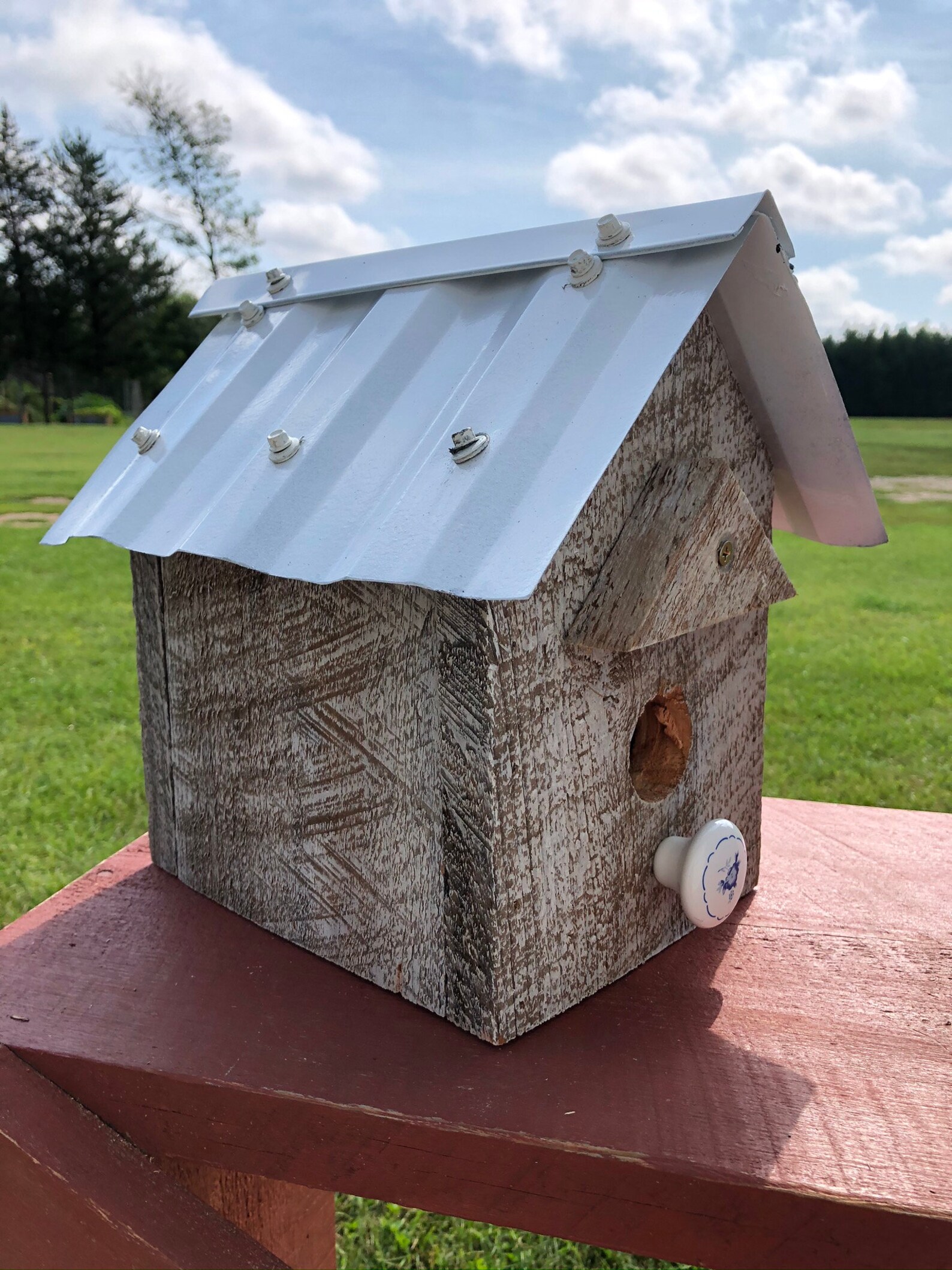 Cute Birdhouse from Reclaimed Materials | Etsy