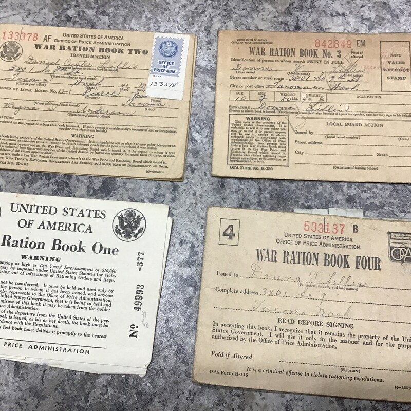Ration Books - Etsy