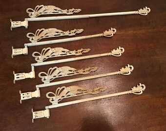 Victorian Swing Arm Curtain Rod - Etsy