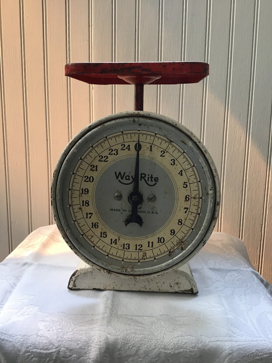 Vintage WAY RITE SCALE 1940s Kitchen Scale - Etsy