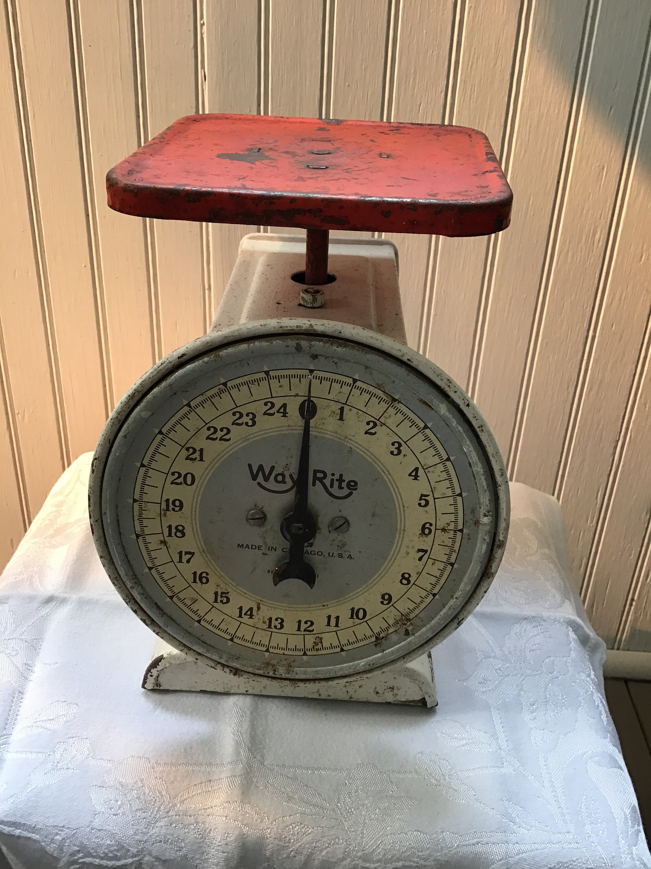 Vintage WAY RITE SCALE 1940s Kitchen Scale - Etsy