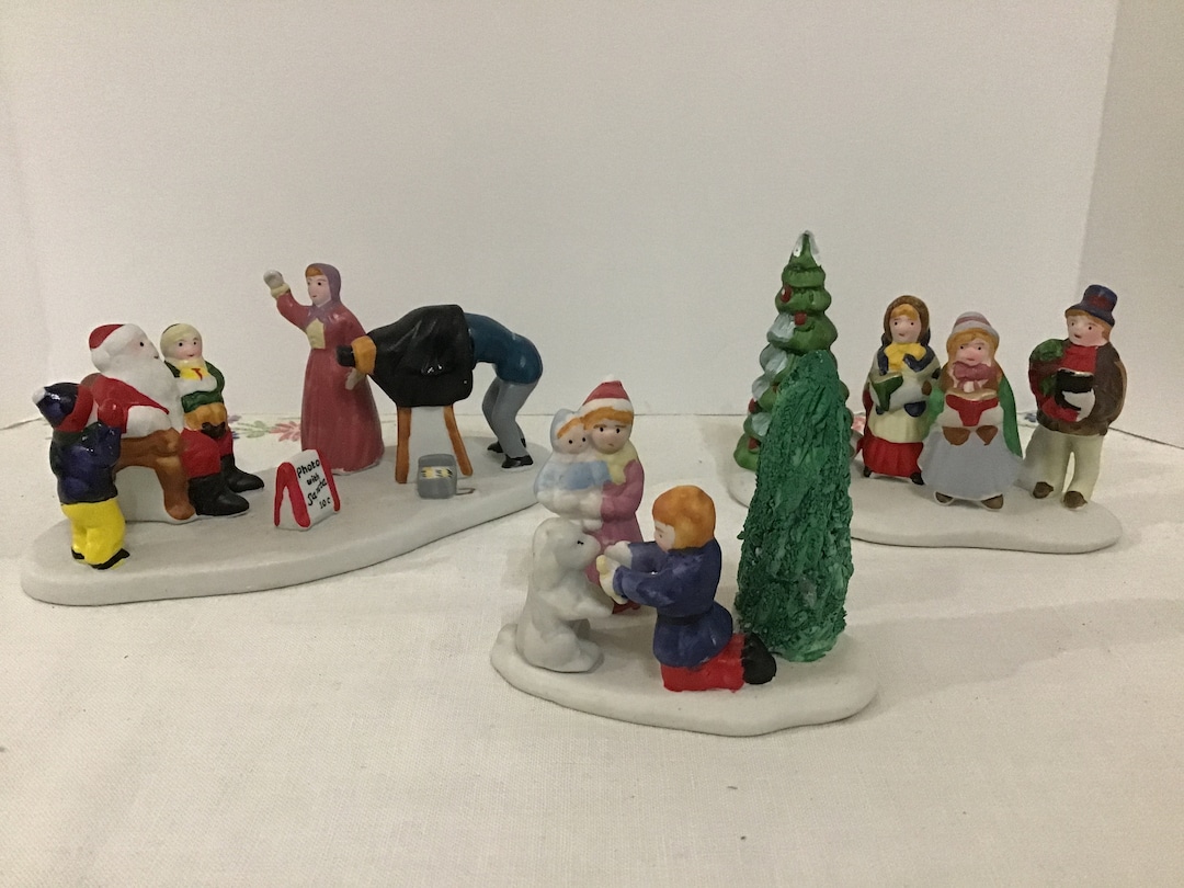 Lemax Christmas Village Collectibles Set of Three Christmas Figurines ...