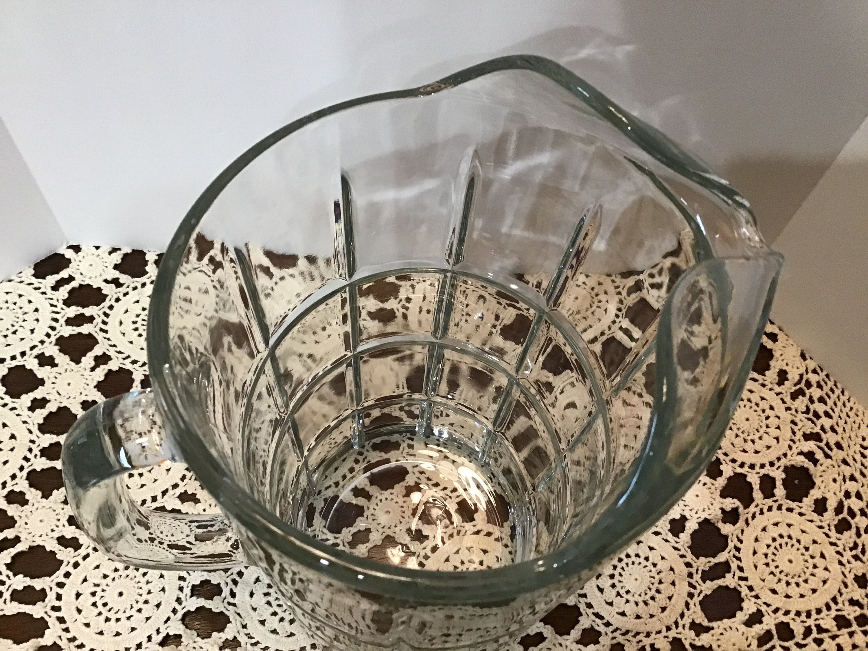 ANCHOR HOCKING PITCHER Tartan Plaid Glass Pitcher Juice Milk - Etsy