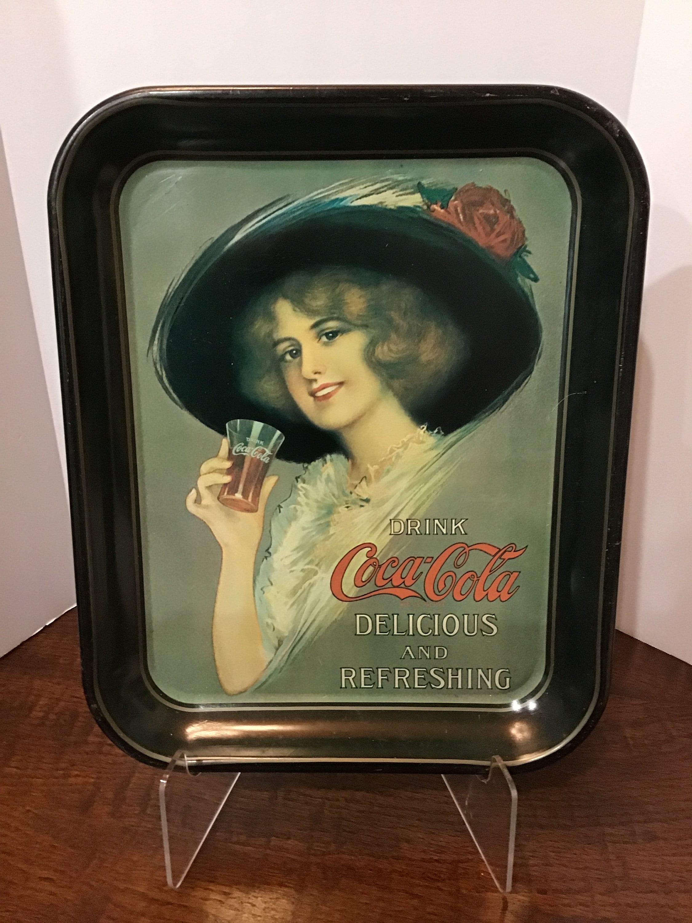 Vintage Coca Cola Tray Beverage Bar Serving Tray Vintage - Etsy