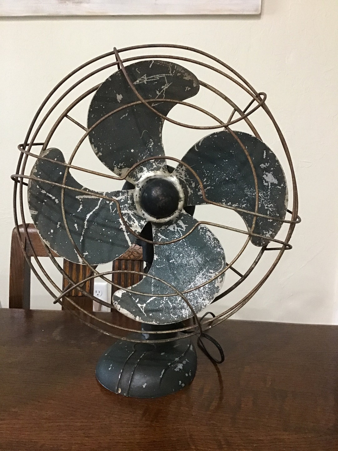 Vintage Table Fan 1950s Fan, Vintage, Industrial, Cabin, Porch Decor - Etsy