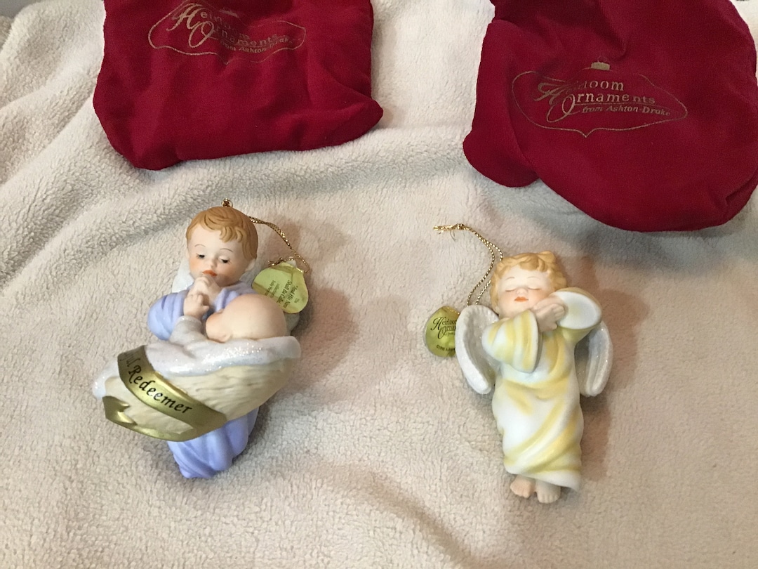 Ashton Drake Heirloom Christmas Ornaments Vintage Collectible Ornaments ...