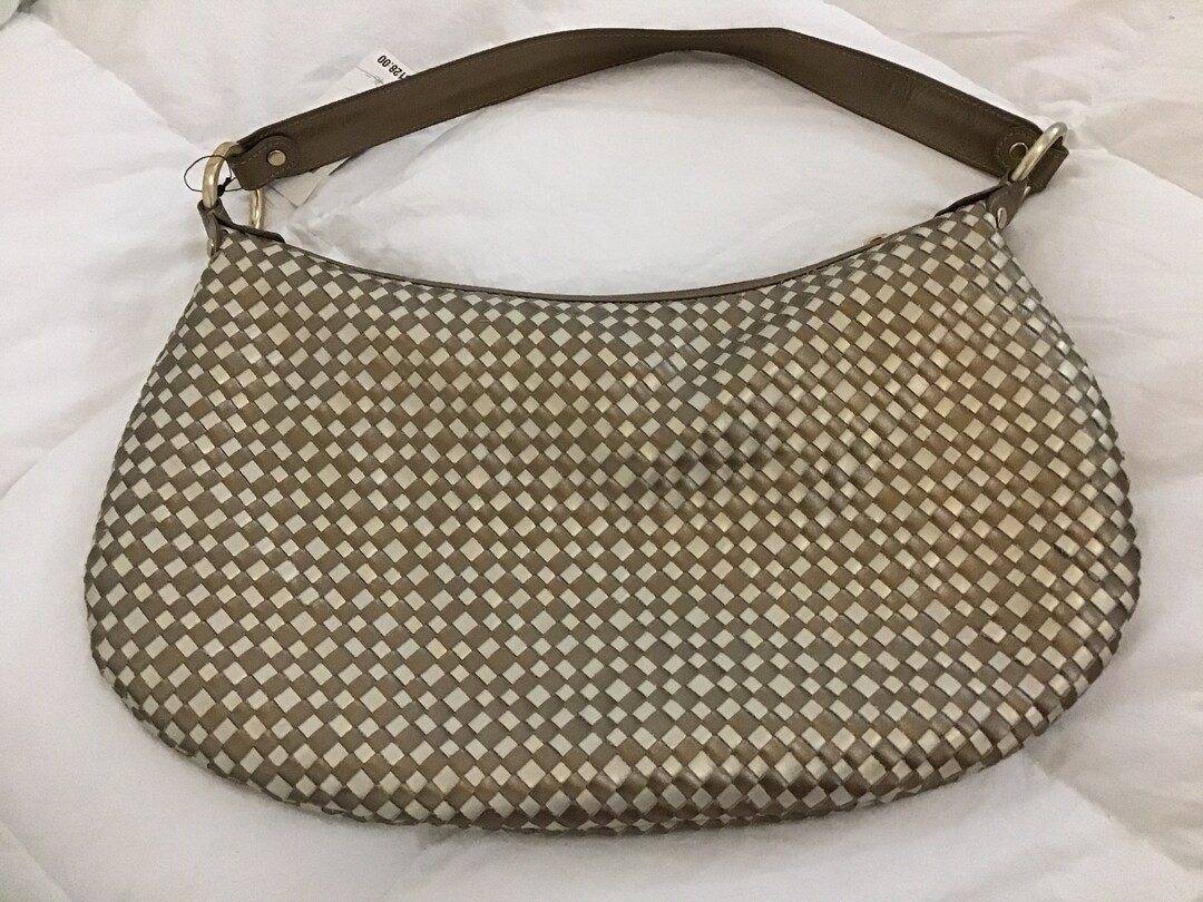 Vintage ALFANI LEATHER PURSE 1990S - Etsy