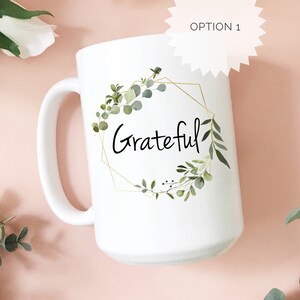 Grateful Mug, Seasonal Mug, Thanksgiving, Thankful, Quote Mug, Fall Mug ...