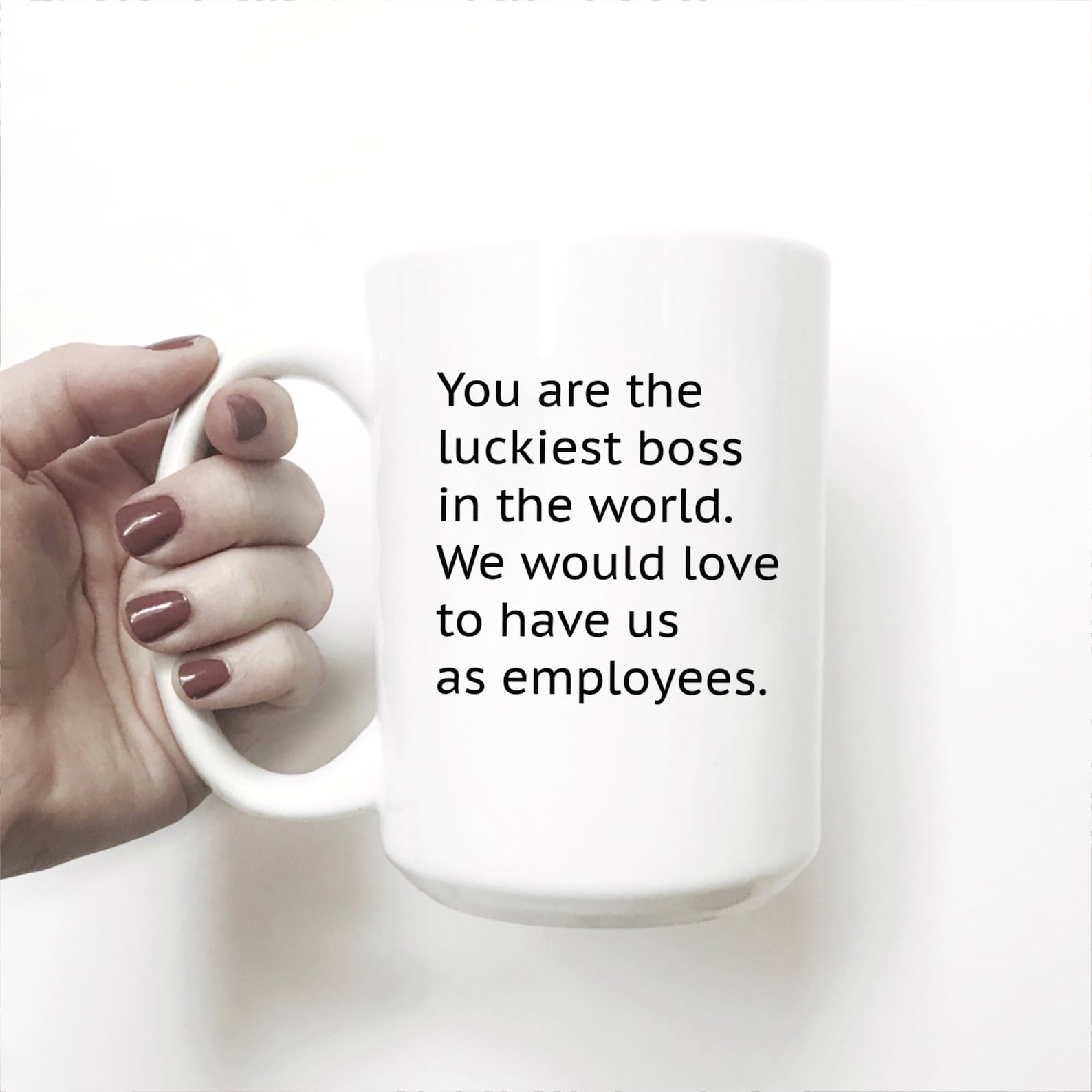 Boss Day Luckiest Boss From Employees Funny Gift for Boss | Etsy