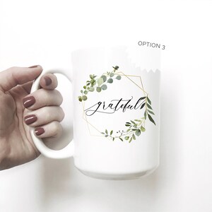 Grateful Mug, Seasonal Mug, Thanksgiving, Thankful, Quote Mug, Fall Mug ...