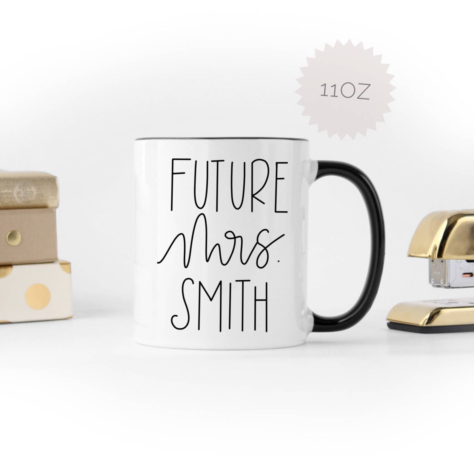 Future Mrs Mug Set Bride Gift Engagement Mug Set Custom - Etsy