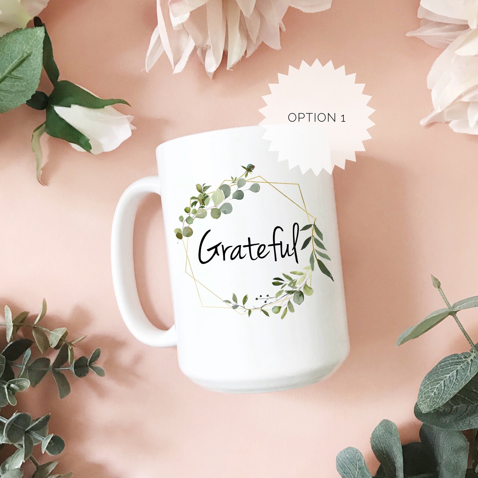 Grateful Mug Seasonal Mug Thanksgiving Thankful Quote Mug | Etsy