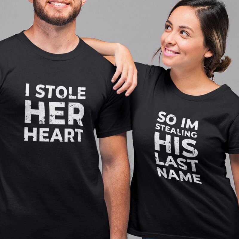Engagement Couple Shirts - Etsy