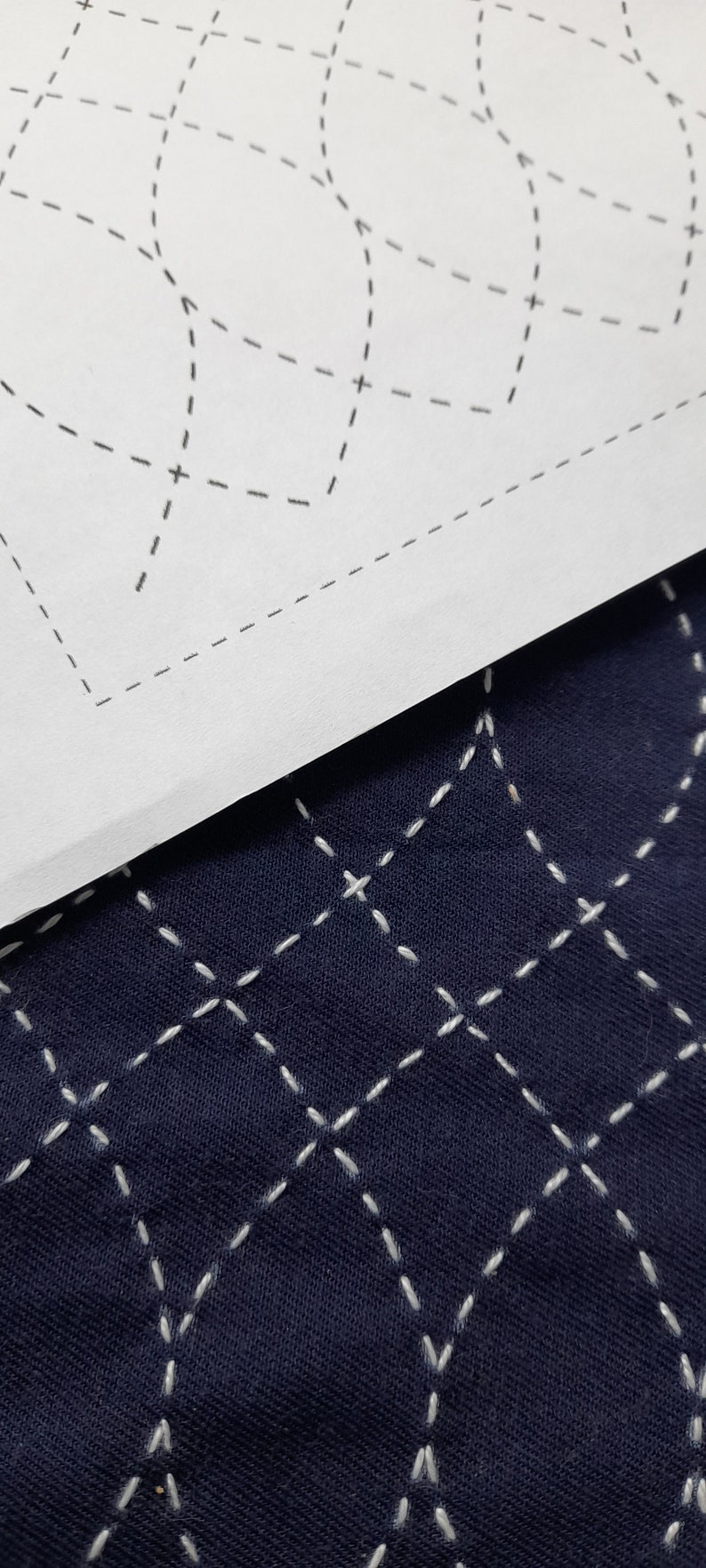 Japanese Sashiko Pattern Set of 3 JPG Files, Instant Download Digital ...