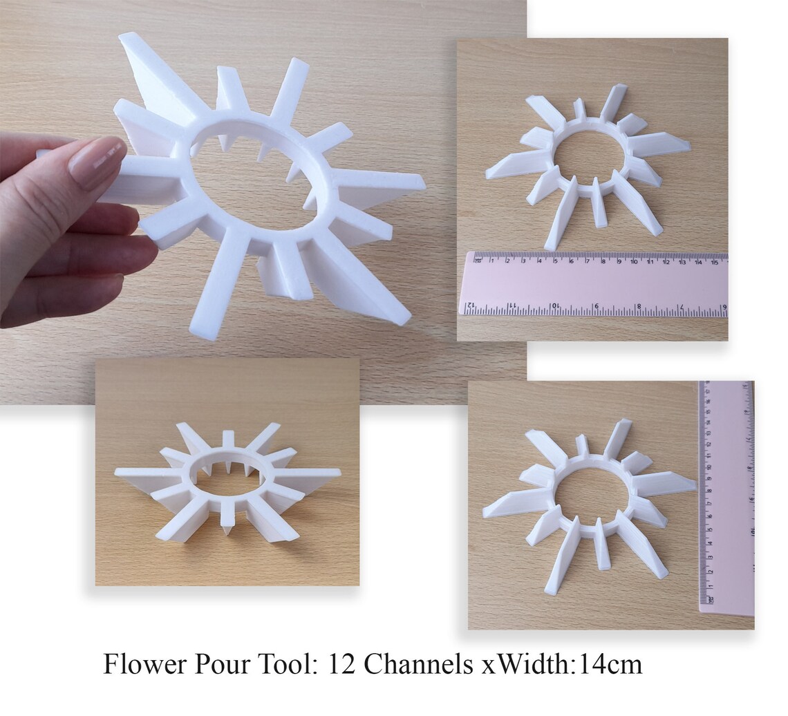 Fluid Acrylic Flower Pouring Tools From 3 to 15 Channels for Acrylic ...