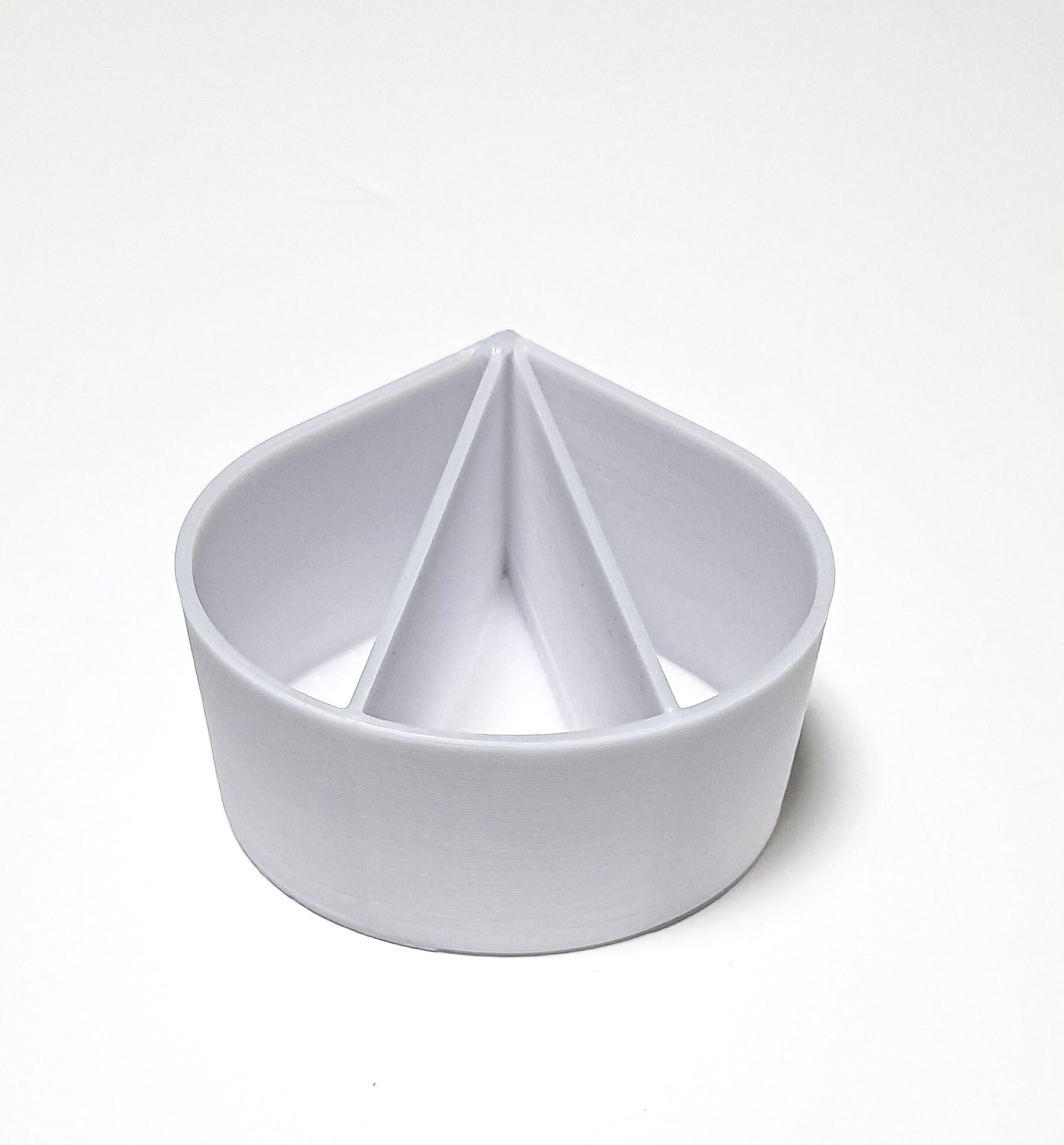 Split Pour Cup 3 SLOT, 3oz(85ml). White Split Pouring Cup for Acrylic ...