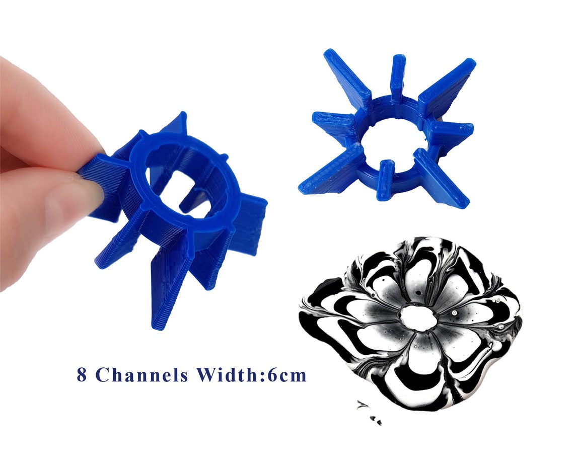 Fluid Acrylic Flower Pouring Tools From 3 to 15 Channels for Acrylic ...
